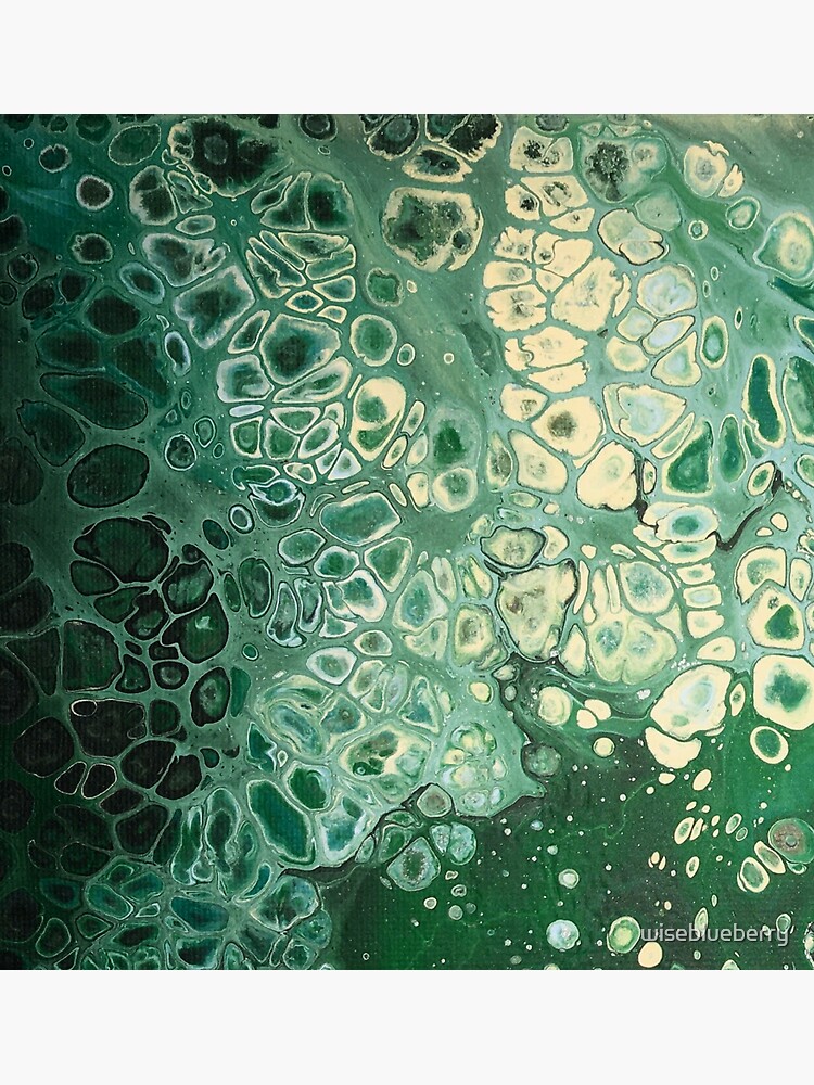 "Antique Green Cells" Sticker for Sale by wiseblueberry | Redbubble