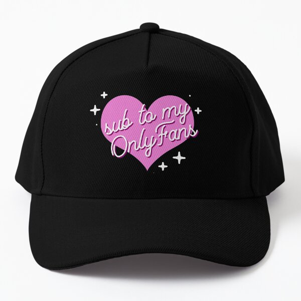 "OnlyFans Subscribe E-girl Pink Heart Pastel Aesthetic" Cap for Sale by ...