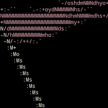 "NetBSD Neofetch ASCII Art Logo" Sticker for Sale by WhateverIs | Redbubble