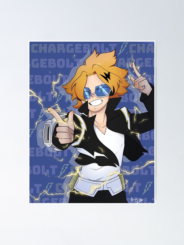 "Chargebolt" Poster for Sale by Beandoodz | Redbubble