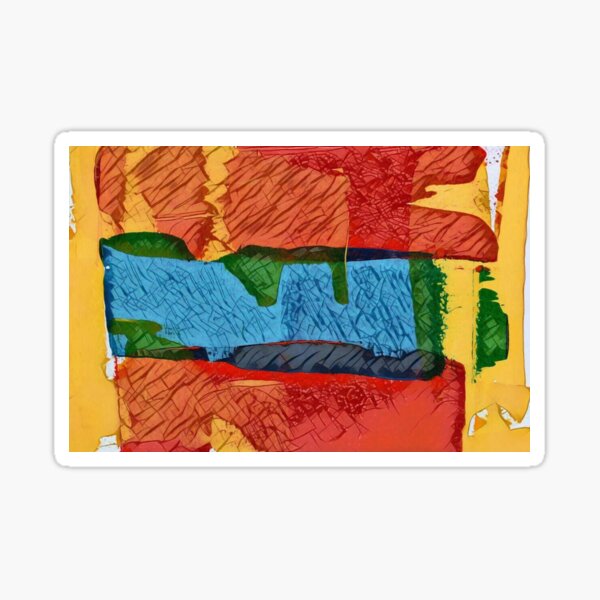 "Abstract art" Sticker for Sale by Rozanasarmanho | Redbubble