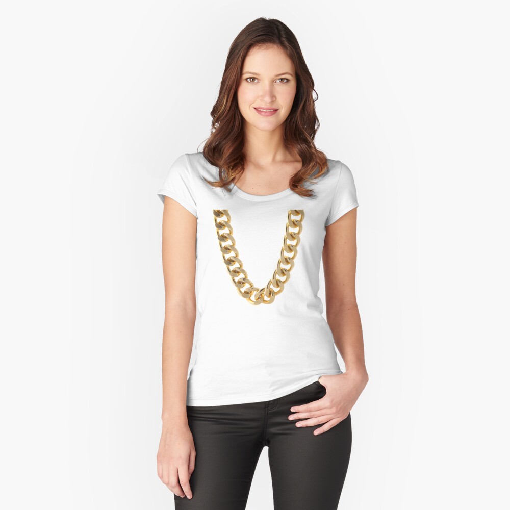 "Gold Chain" Sticker for Sale by Primotees | Redbubble