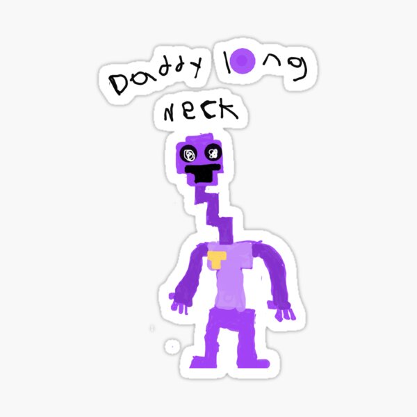 "DADDY LONG NECK ENERGY" Sticker for Sale by KasbahArt | Redbubble