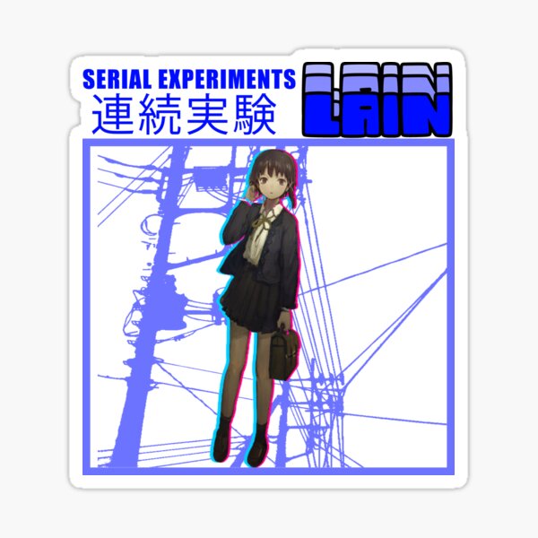 "16 Colors, Serial Experiments Lain " Sticker for Sale by BOXBAX ...