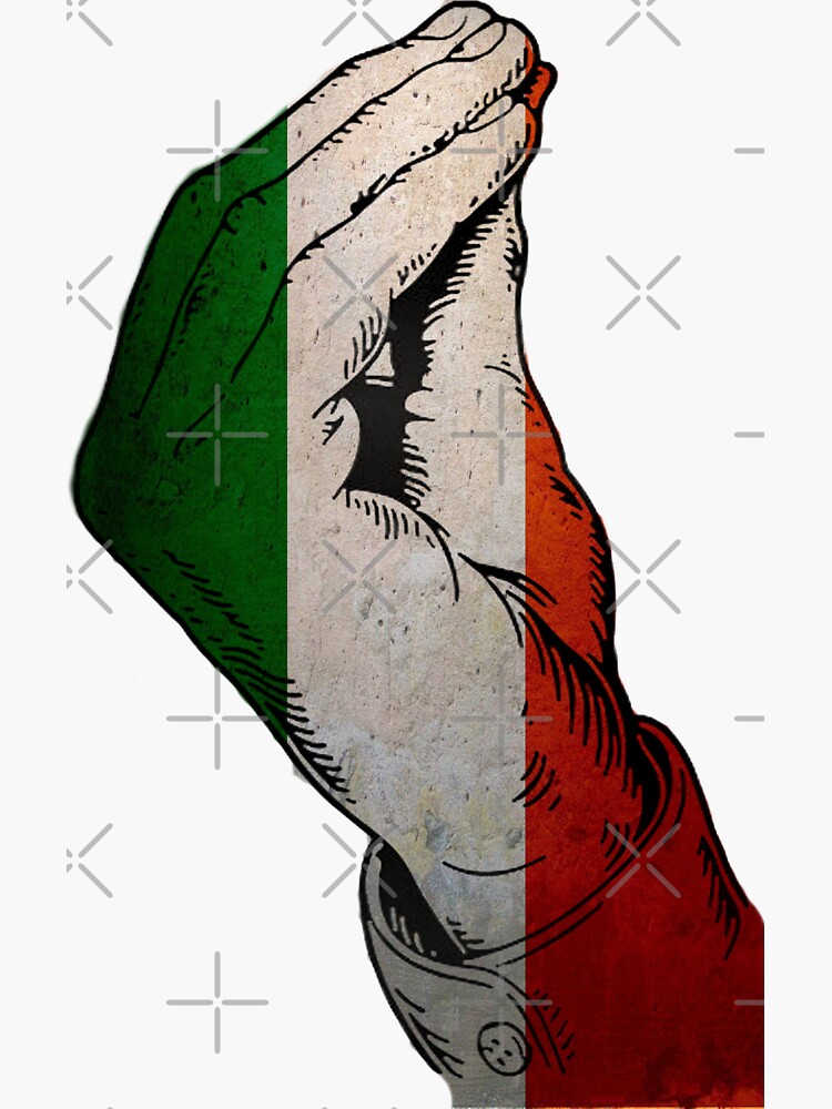 "Italian hand gesture" Sticker for Sale by JTK667 | Redbubble
