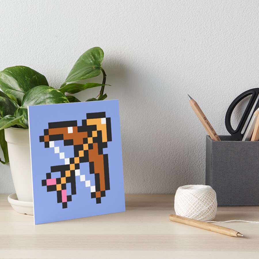 "Bow and Arrow Sprite" Art Board Print by SpriteGuy95 | Redbubble