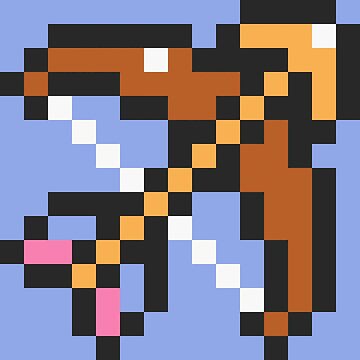 "Bow and Arrow Sprite" Art Board Print for Sale by The Sprite Guy ...