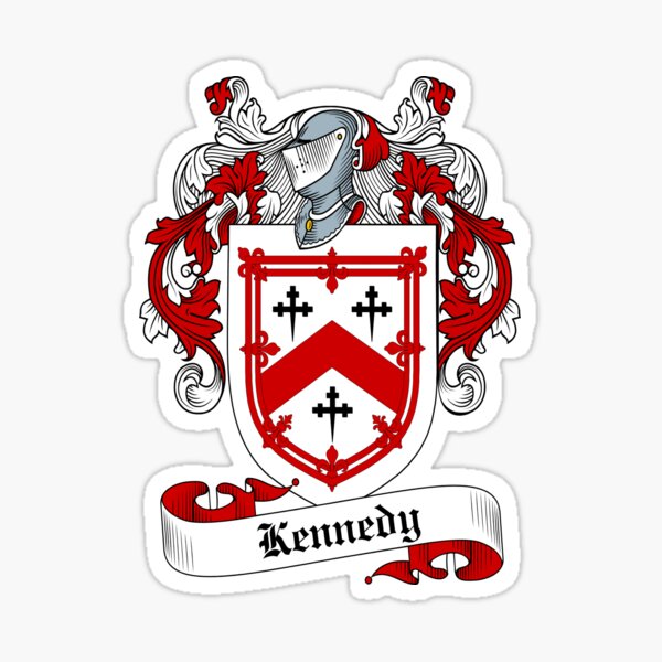 "Kennedy " Sticker by HaroldHeraldry | Redbubble