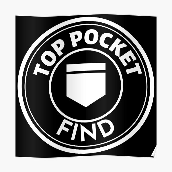 "MerchHaus - Top Pocket Find 3 Black & White Treasure Hunting/Metal ...