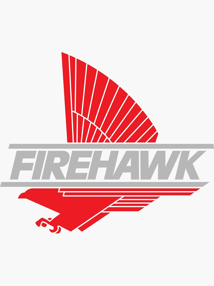 "PONTIAC FIREHAWK RED" Sticker for Sale by aqtampan | Redbubble