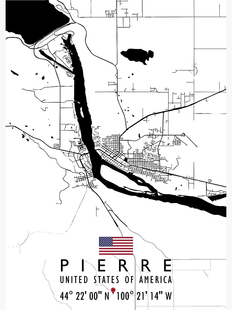 "PIERRE MAP USA" Poster for Sale by hatimelhag | Redbubble