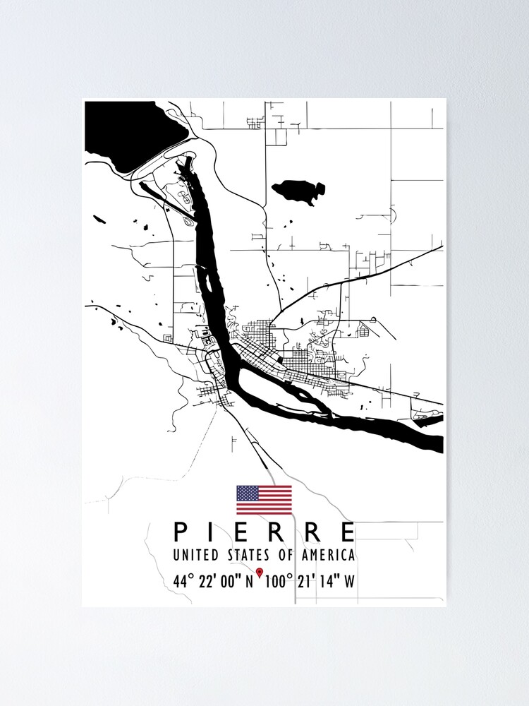 "PIERRE MAP USA" Poster for Sale by hatimelhag | Redbubble