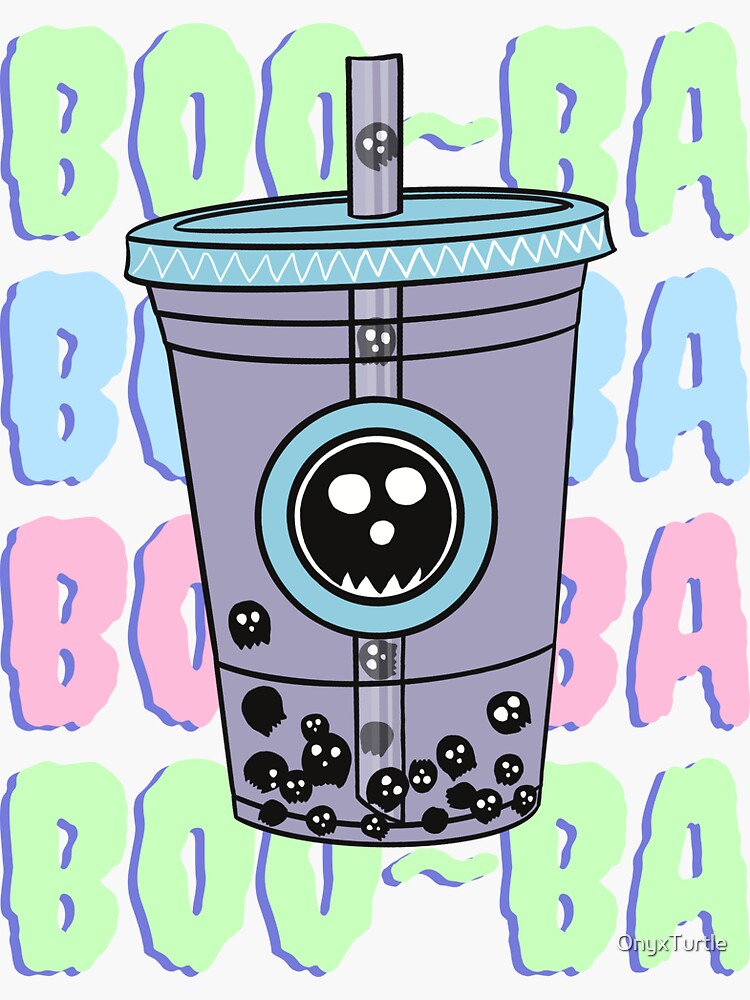 "Spoopy Creepy Kawaii Pastel Goth Aesthetic Ghost Halloween Boba Tea ...