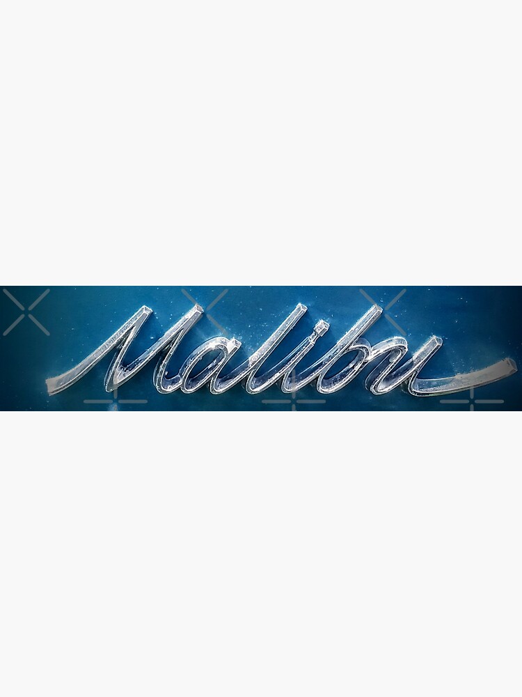 "Malibu Emblem" Sticker for Sale by TLBAshour | Redbubble