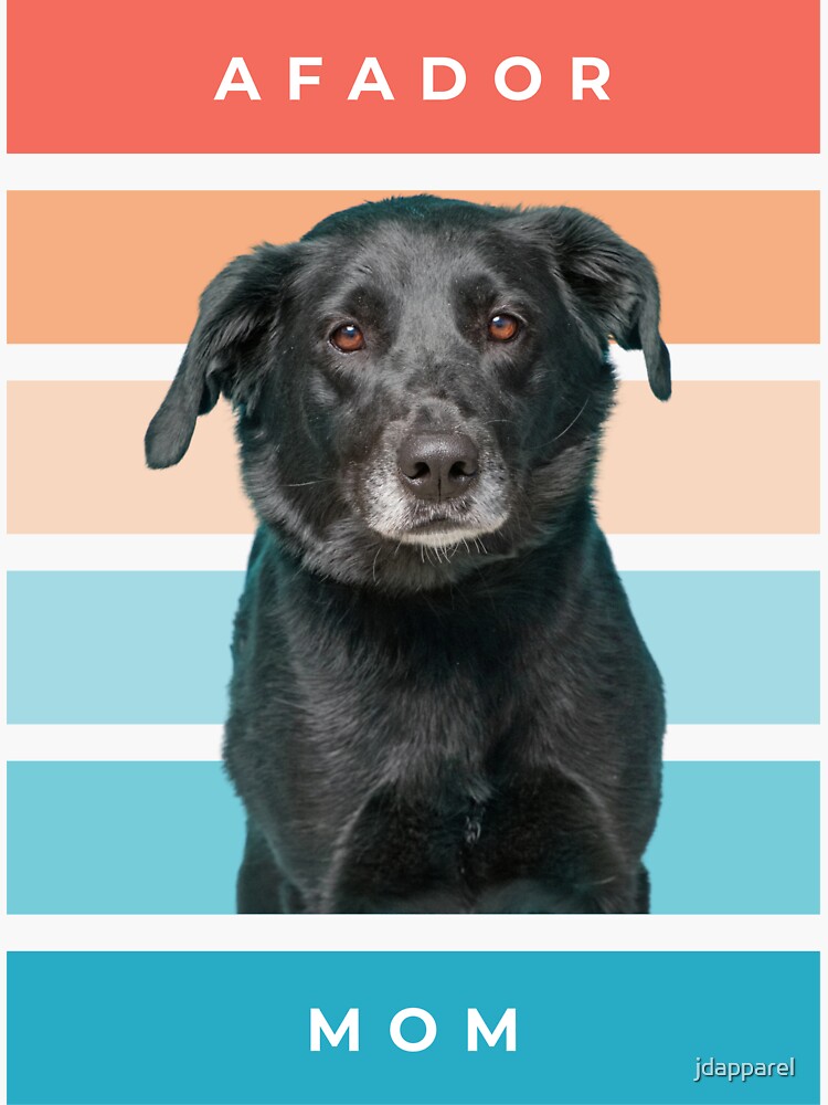 "Cute Afador Dog Mom" Sticker for Sale by jdapparel | Redbubble