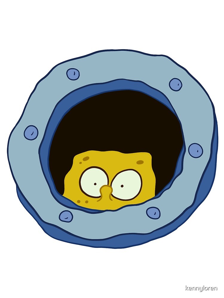 "Spongebob Meme - Peeking" Photographic Print for Sale by kennyloren ...