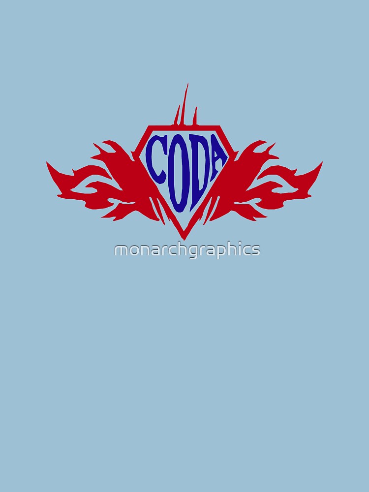 "Super CODA" T-shirt by monarchgraphics | Redbubble | coda t-shirts ...