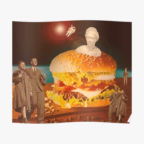 "big space burger in the cosmos, burger in space, fan articles, gifts ...
