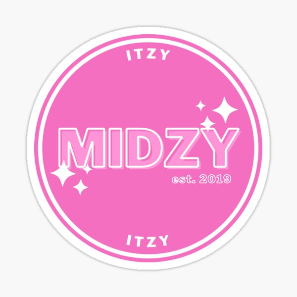 "MIDZY - ITZY fandom badge (full colour ver.)" Sticker for Sale by ...