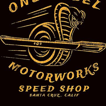 "OneWheel Motorworks Santa Cruz" Sticker for Sale by Irundell2020 ...