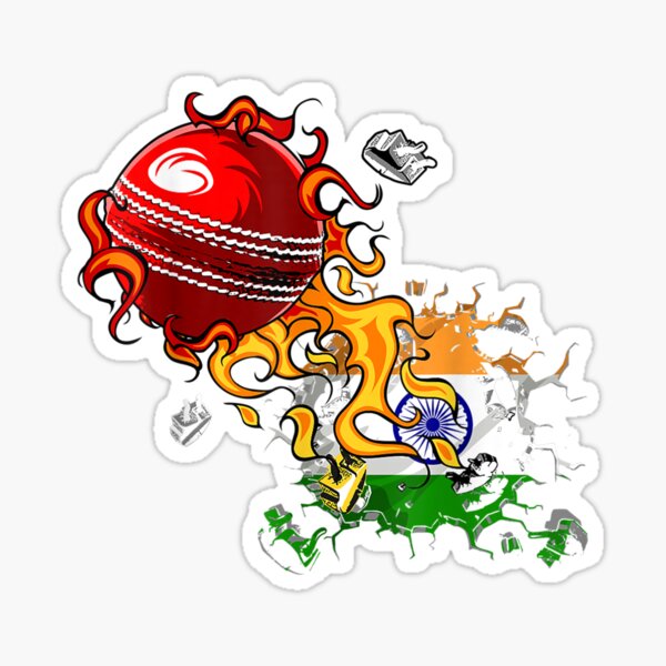 "India Cricket" Sticker for Sale by robinxam | Redbubble