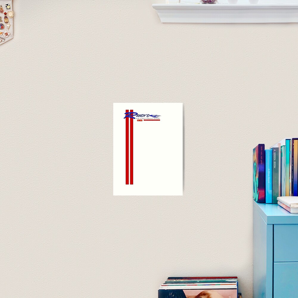 "RDPS logo Racing Stripes" Art Print for Sale by Creativesouls | Redbubble