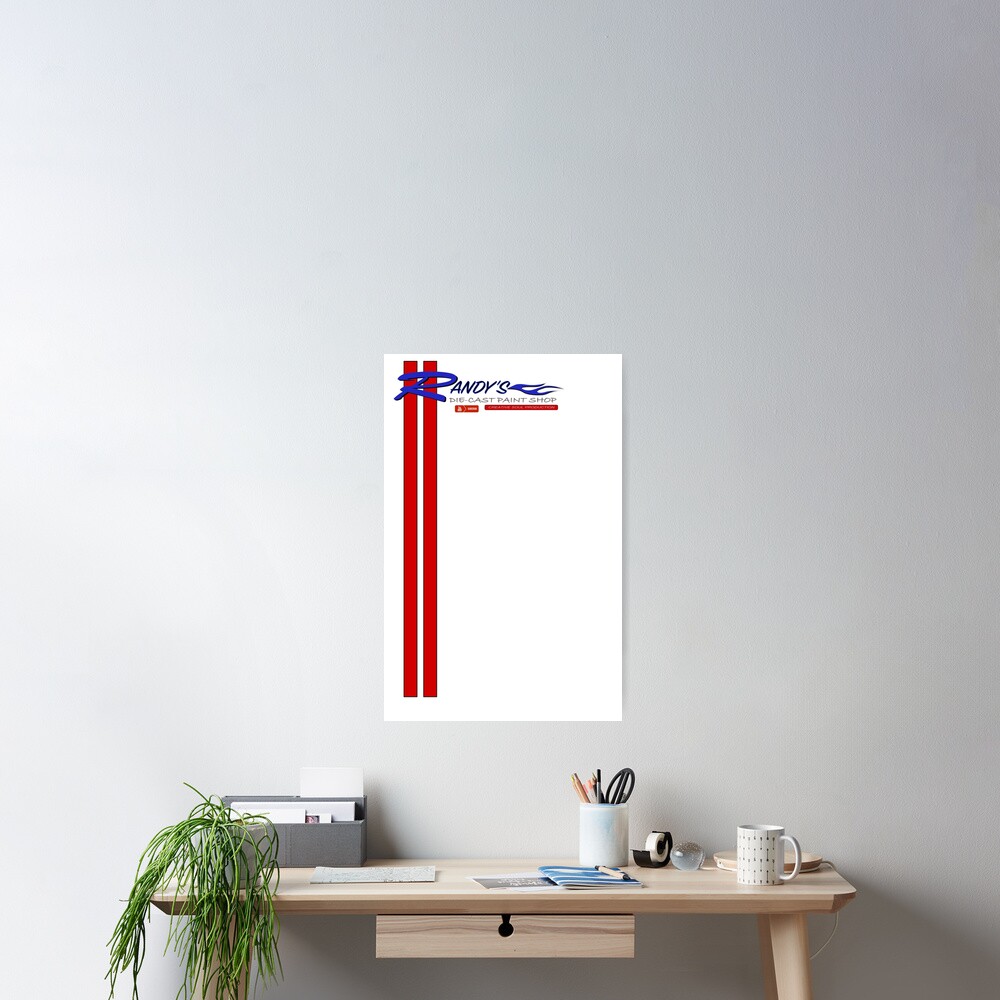"RDPS logo Racing Stripes" Poster by Creativesouls | Redbubble