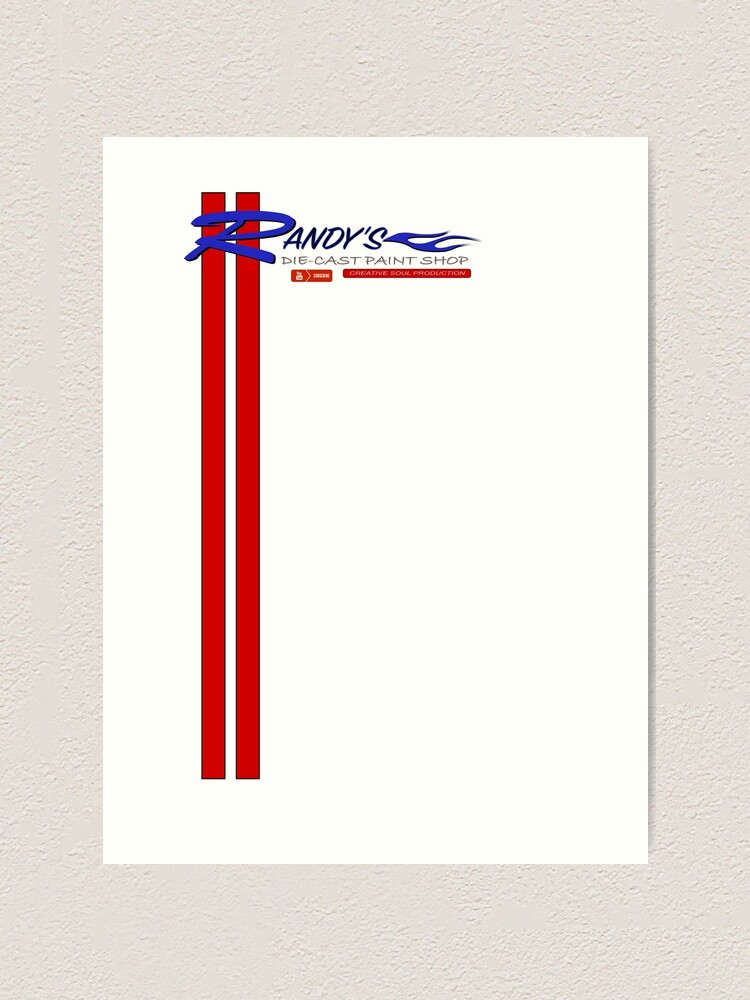 "RDPS logo Racing Stripes" Art Print for Sale by Creativesouls | Redbubble