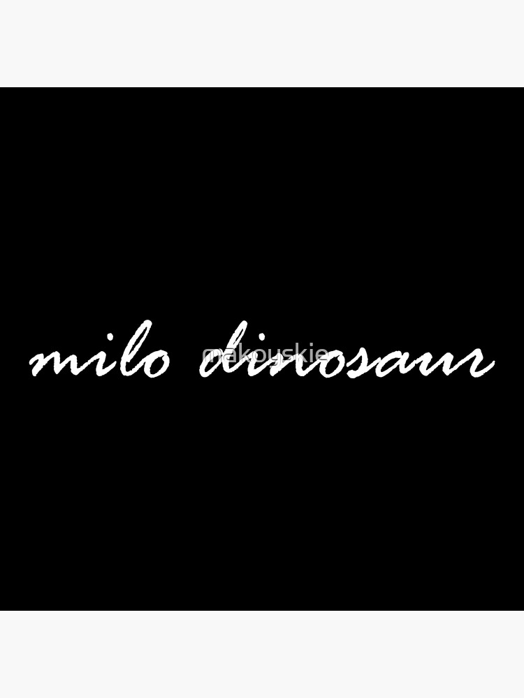 "milo dinosaur" Poster for Sale by makoyskie | Redbubble