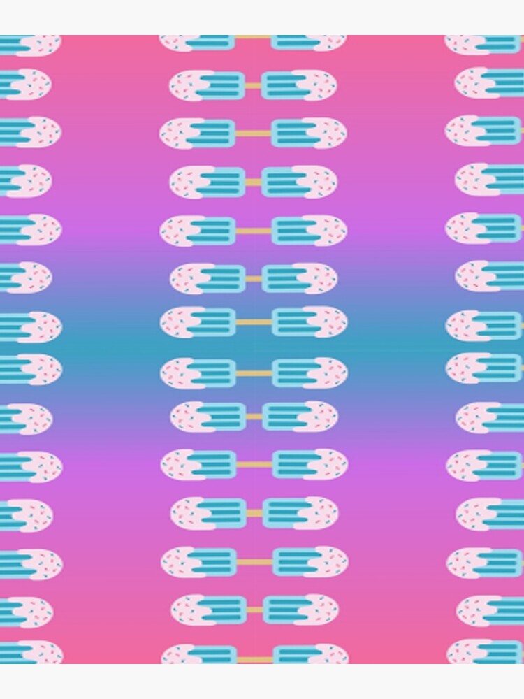 "Gradient Popsicle Color" Poster for Sale by TheresaDac | Redbubble