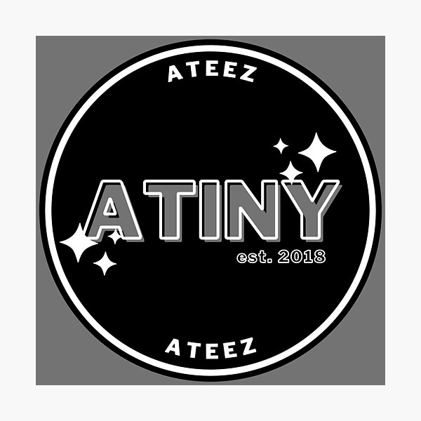 Lámina fotográfica «ATINY - Insignia de fandom de ATEEZ (versión en ...