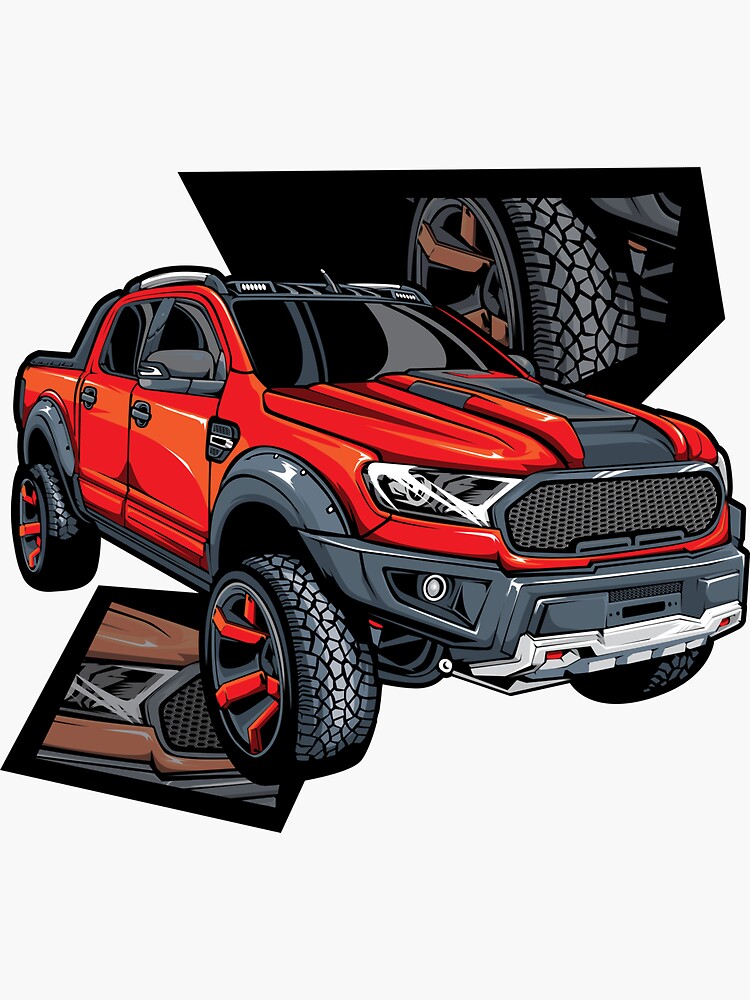 "Ford Ranger Wildtrak Merch" Sticker for Sale by breakneckworld | Redbubble