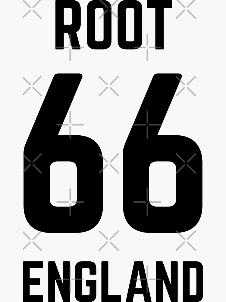 "Joe Root 66 England cricket barmy army" Sticker for Sale by ...