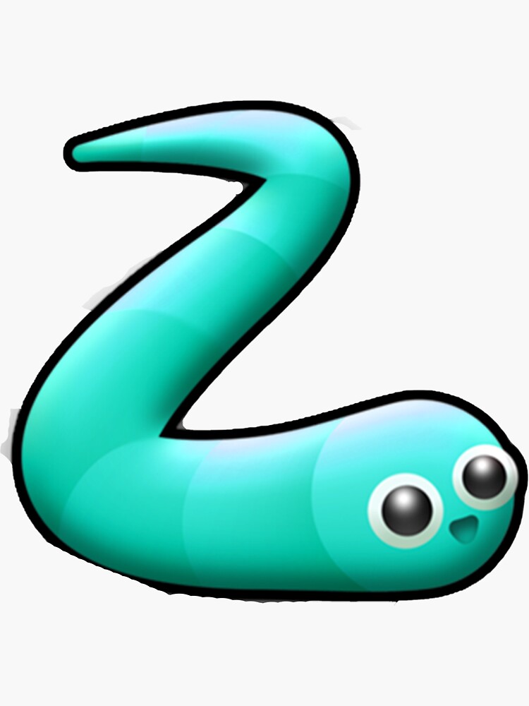 "slither io game" Sticker for Sale by MadTripStudio | Redbubble