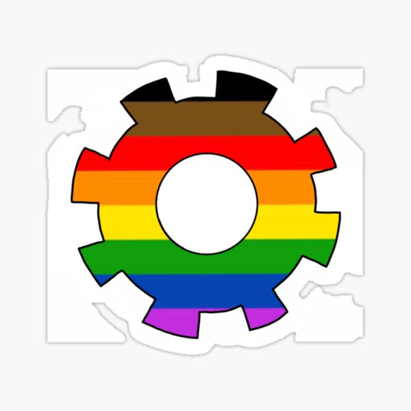 "Pride Cog" Sticker for Sale by ZCShoppe | Redbubble