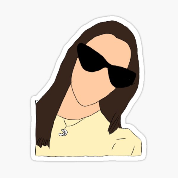 "kendall Jenner" Sticker for Sale by cherryxoxocola | Redbubble