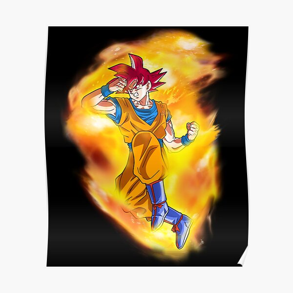 "Son Goku 13" Poster by elliottlevi | Redbubble