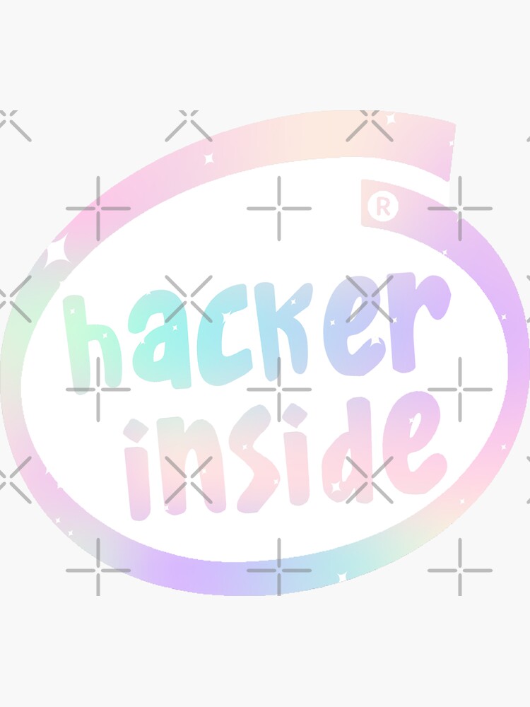 "Hacker Inside | Hacker design" Sticker for Sale by leo-jess | Redbubble