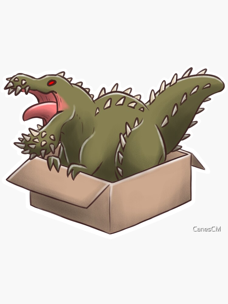 "Box Deviljho" Sticker for Sale by canes-cm | Redbubble