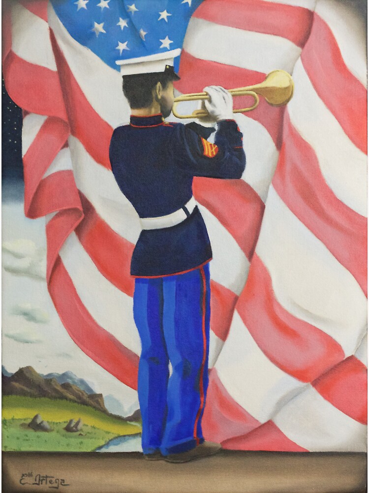 "Taps U.S. Marine" Sticker by MakeLife | Redbubble