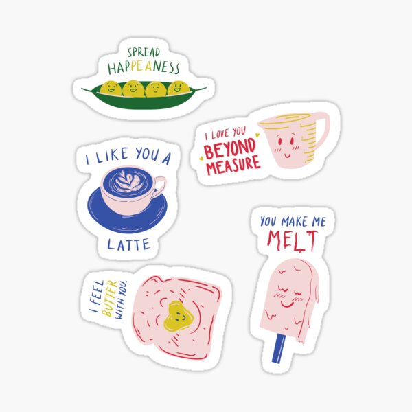 "Cute Quotes Sticker Set" Sticker for Sale by cduthie | Redbubble