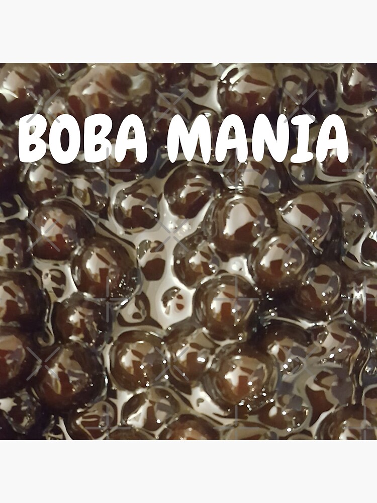 "Boba Mania - Funny Bubble Tea Mania for Foodies" Sticker for Sale by ...