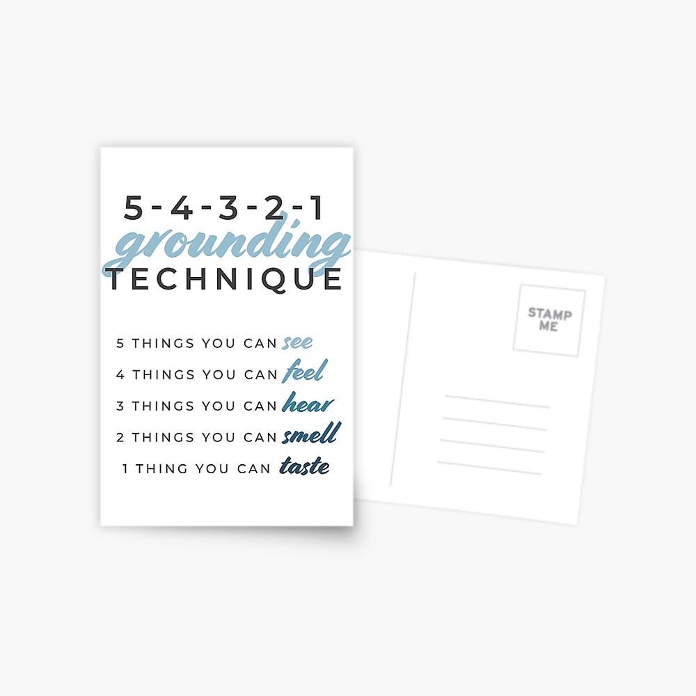 "Grounding Breathing Technique Emotional Self Regulation 5 4 3 2 1 ...