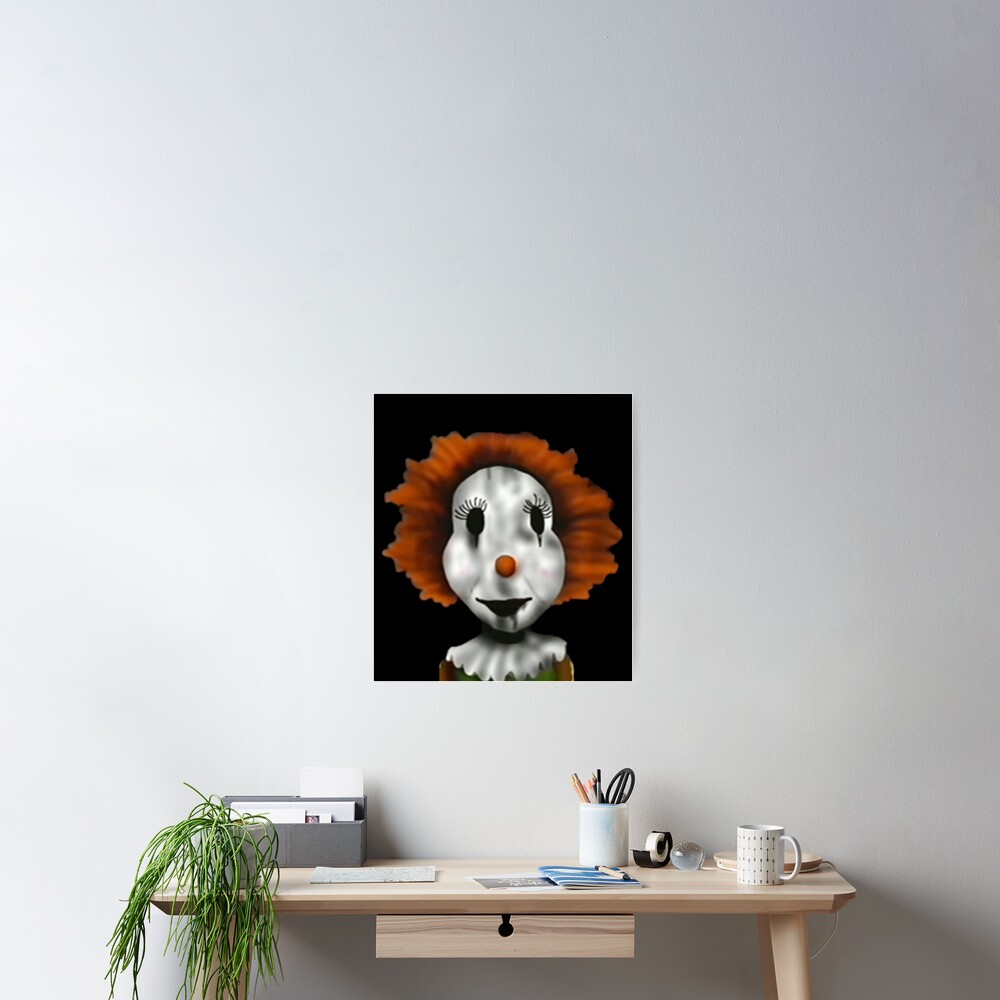 "Billy The Clown Walten Files" Poster for Sale by mokato | Redbubble