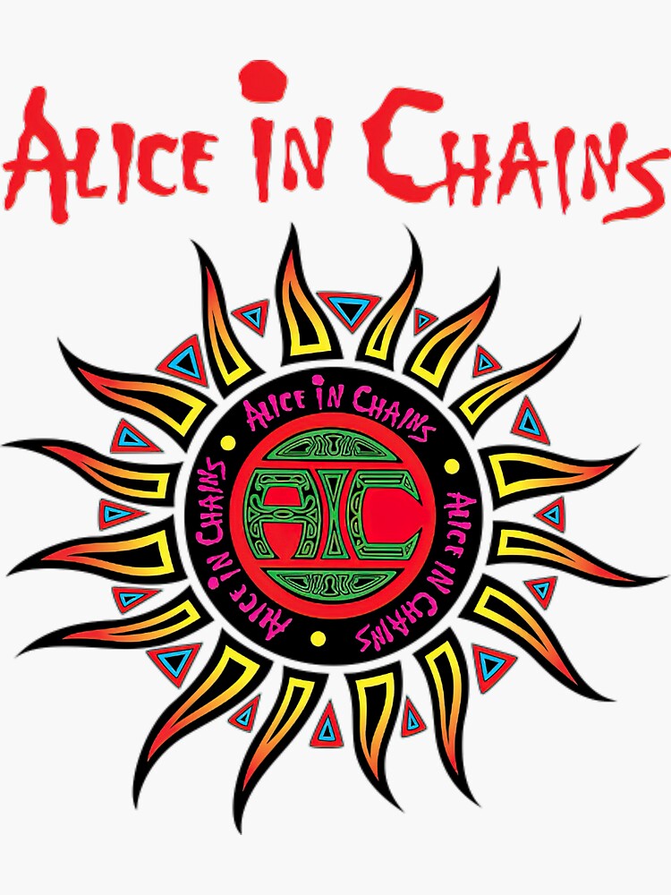 "Alice In Chains " Sticker by statuesquespeak | Redbubble