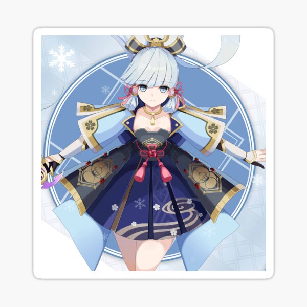 "Ayaka" Sticker for Sale by Nookzi96 | Redbubble