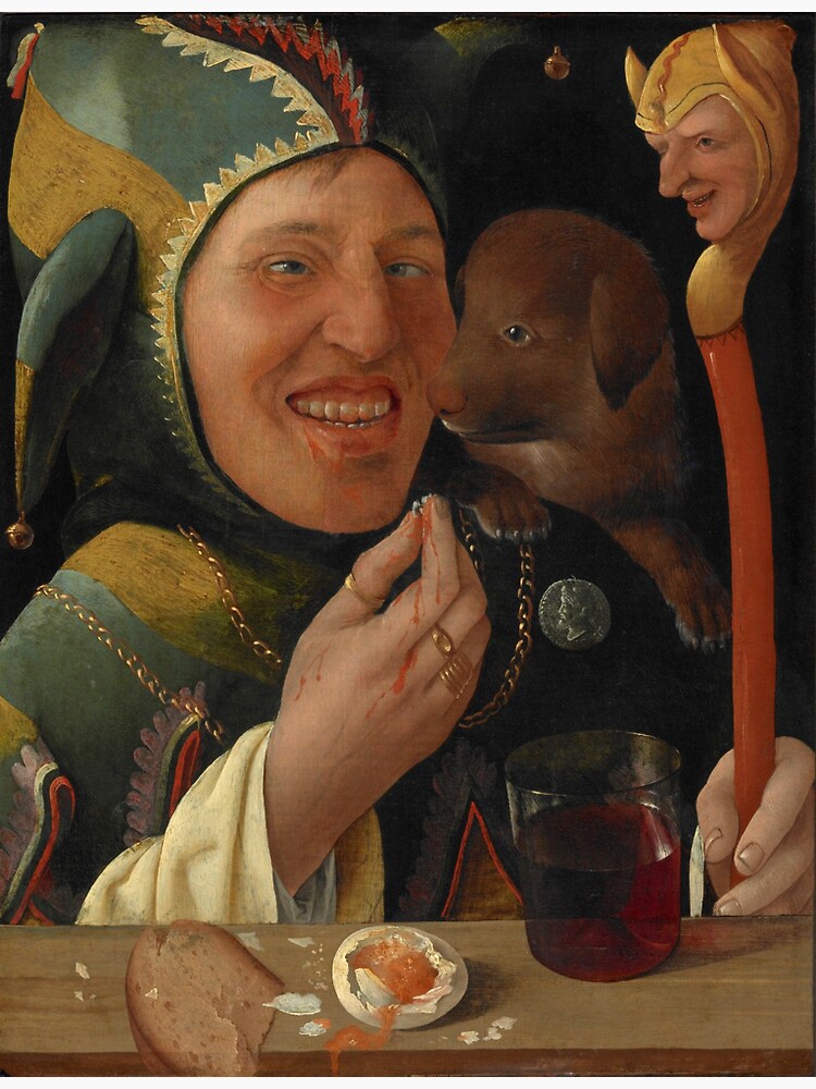 "The Jester (Medieval Fool), by Marx Reichlich" Sticker for Sale by ...