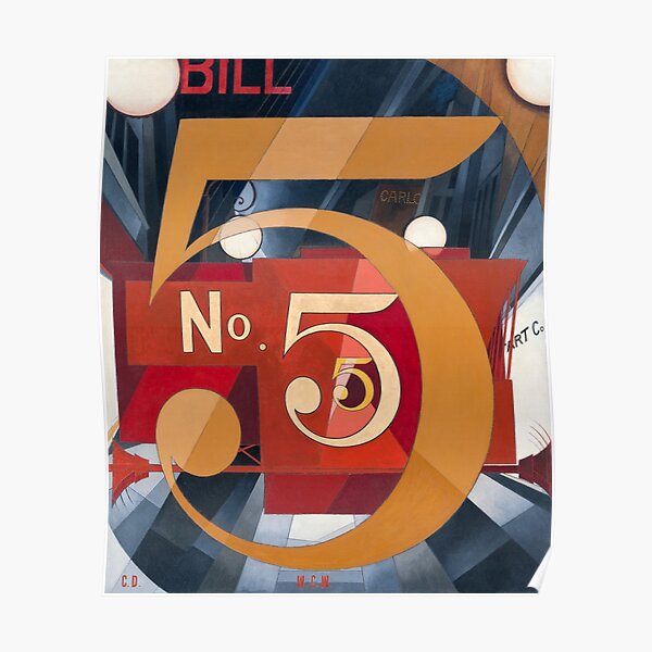 "I Saw the Figure 5 in Gold (1928) painting in high resolution by ...