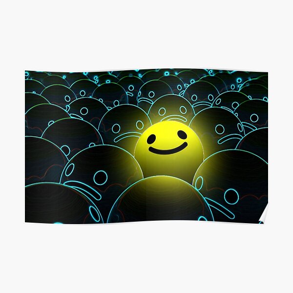 "Sad Face " Poster for Sale by Johnrhsu | Redbubble