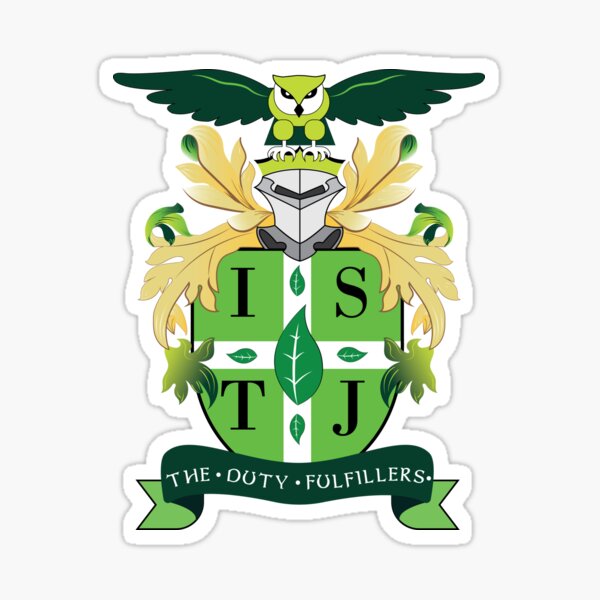 "ISTJ Personality Insignia" Sticker for Sale by CreativeSavvy | Redbubble